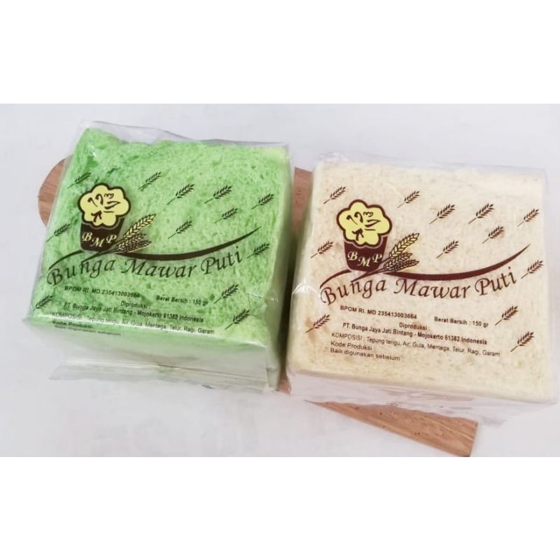Jual FRESH ROTI TAWAR KUPAS ROTI PANDAN BUNGA MAWAR PUTI LEMBUT ENAK ...