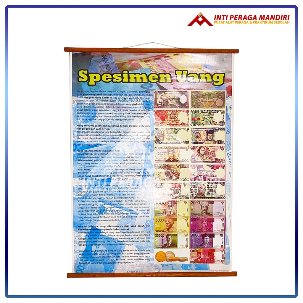 Jual Carta Poster Gambar Spesimen Uang - Alat Peraga Sekolah | Shopee ...