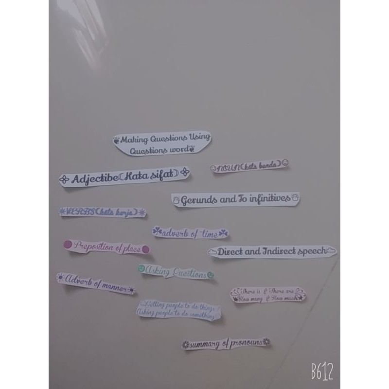 Jual STICKER BISA REQUEST TULISAN CONTOH SEPERTI DIGAMBAR PENAWARAN ...