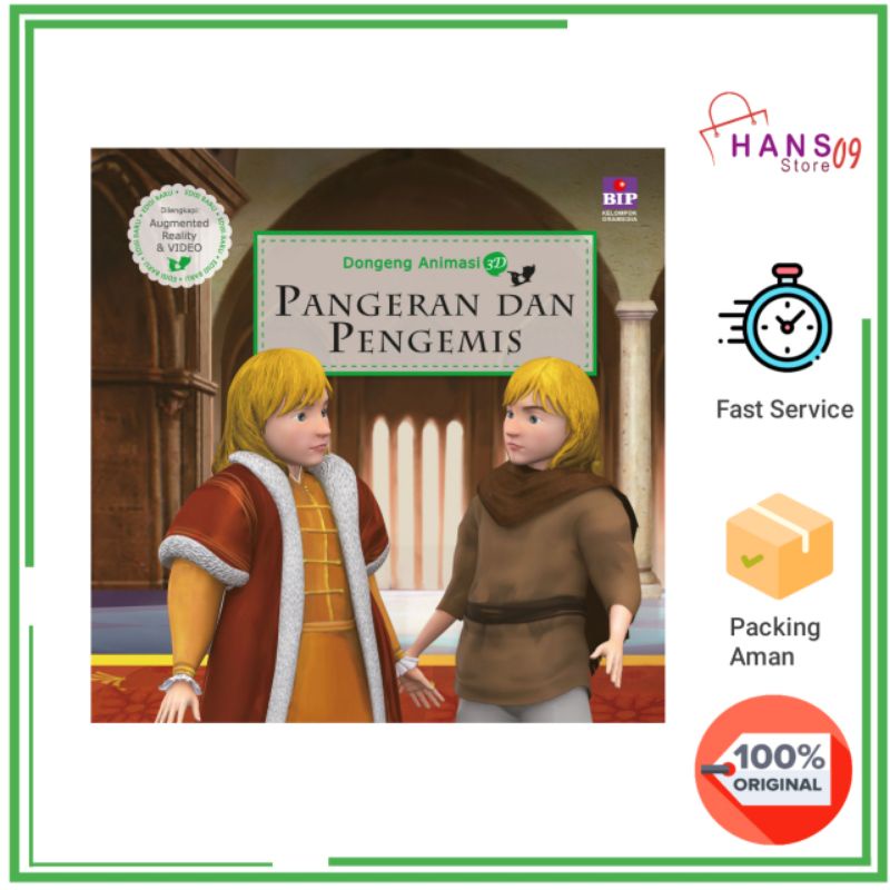 Jual Seri Dongeng Animasi 3D : Pangeran dan Pengemis | Shopee Indonesia