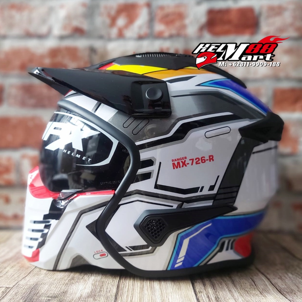 Jual JPX MX-726 Helm Modular Transformable Helm JPX MX726 726R 726 ...