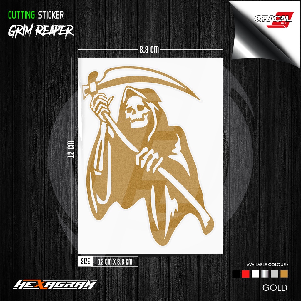 Jual Cutting Sticker Grim Reaper 01 | Stiker Grim Reaper 01 | Grim ...