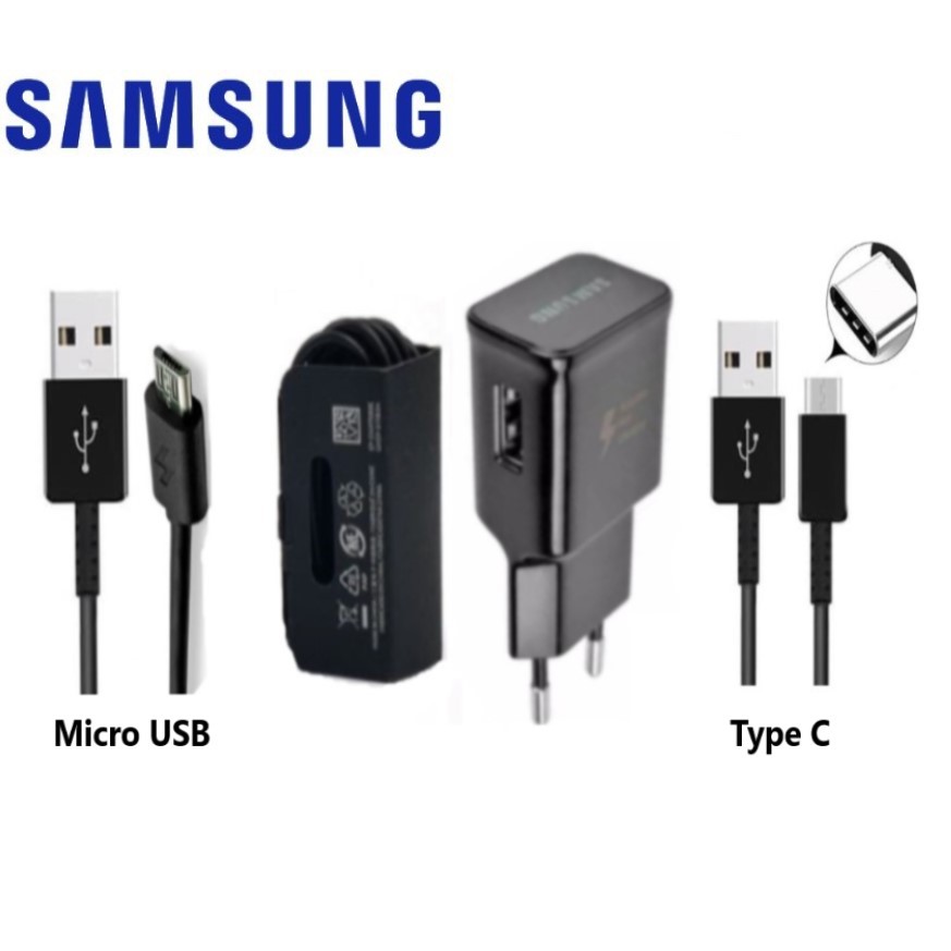 Jual Charger Samsung Original Micro USB Type C Fast Charging 2A S10 ...