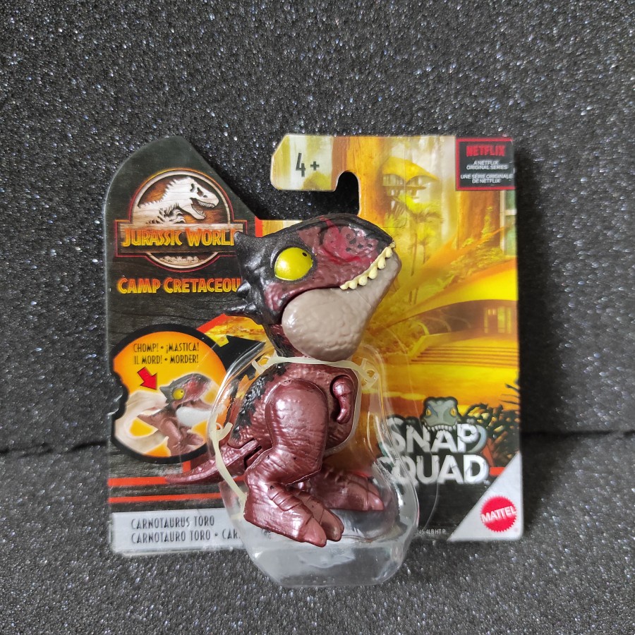 Jual JURASSIC WORLD SNAP SQUAD CARNOTAURUS TORO WAVE 6 | Shopee Indonesia