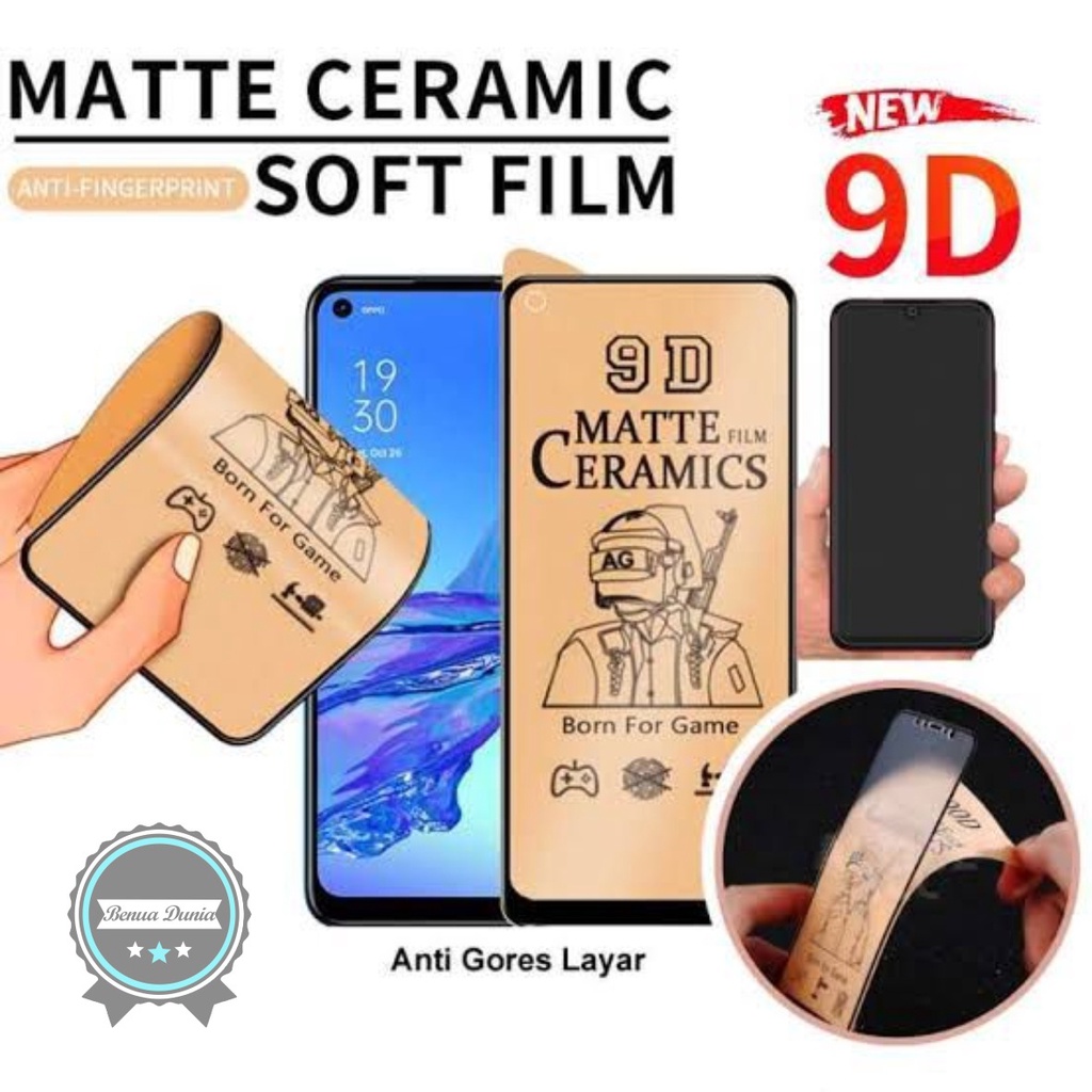 Jual TEMPERED GLASS CERAMIC MATTE TYPE OPPO F11 PRO A12 A15 A15S A16 ...