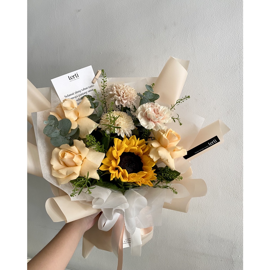 Jual Kyra Flower Bouquet | Buket Sunflower | Buket Bunga Matahari ...