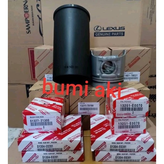 Jual * LINER KIT ATAU LINER SET BORING VORING SET KOMPLIT PISTON SEHER PEN SEHER RING PISTON ...