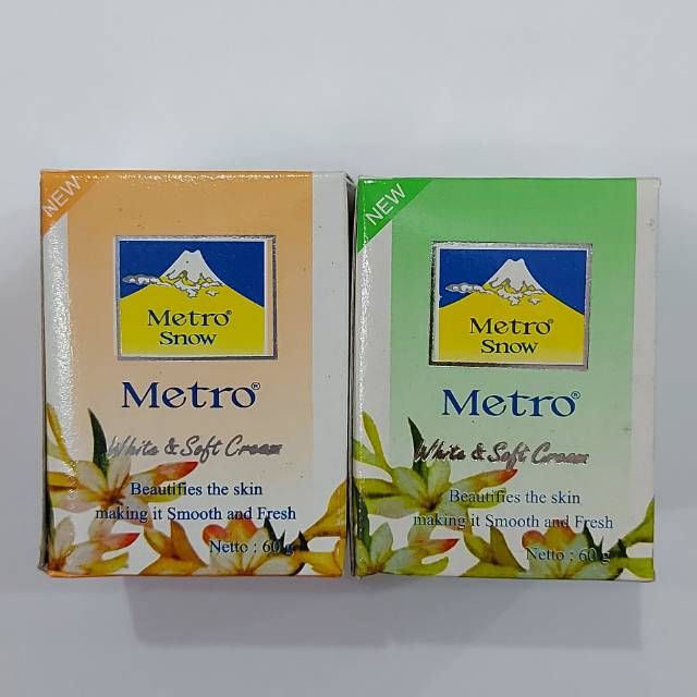 Jual METRO Snow White & Soft Cream 60g | Shopee Indonesia
