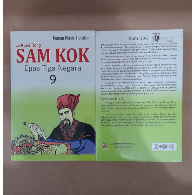 Jual SAM KOK : Epos Tiga Negara 9 - Roman Klasik Tiongkok | Shopee ...