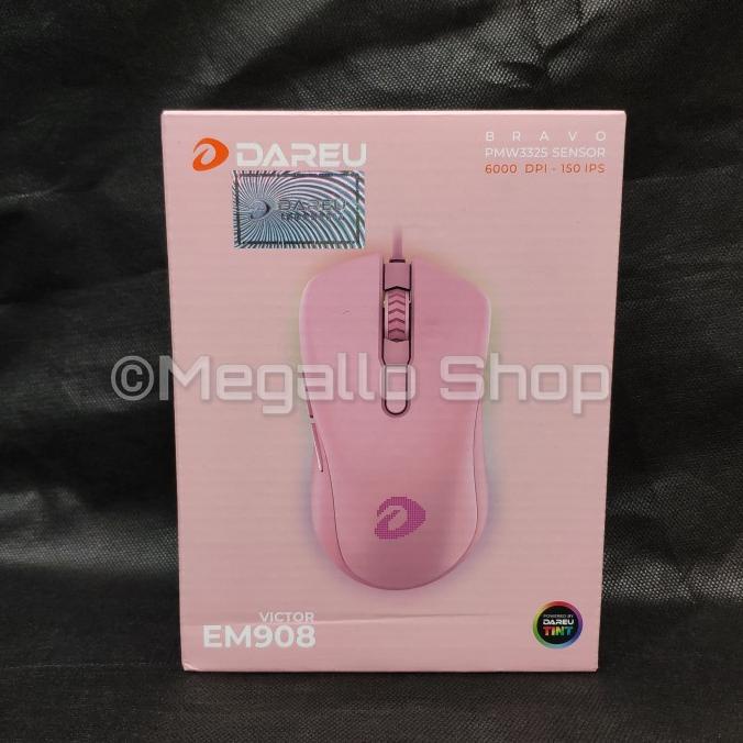 Jual Dareu EM908 Pink Gaming Mouse Garansi Resmi | Shopee Indonesia