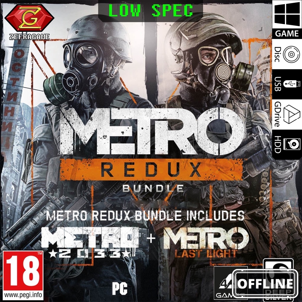Jual METRO REDUX Complete Edition PC Full Version (METRO 2033 + METRO ...