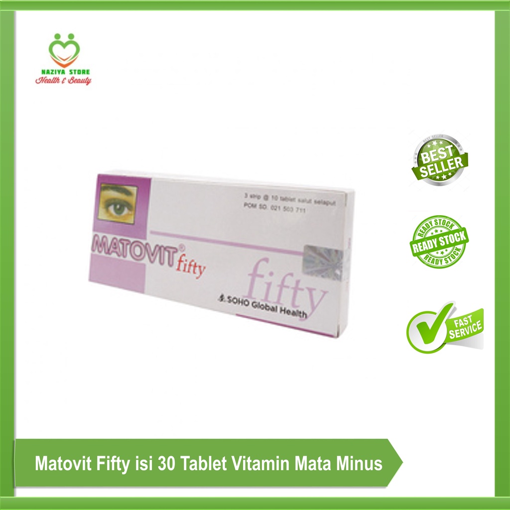 Jual MATOVIT fifty BOX ISI 30 TABLET | Shopee Indonesia