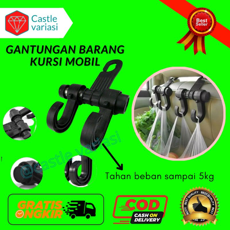 Jual Gantungan Barang Mobil Hanger Barang / Car Hanger Organizer ...