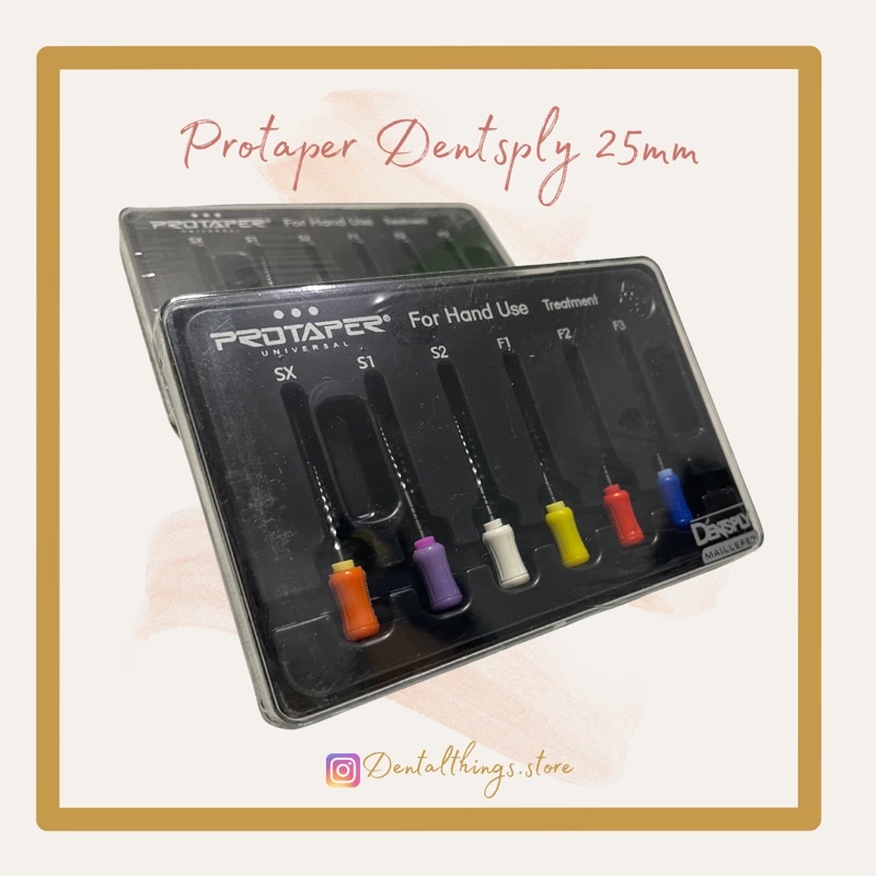 Jual Dentsply Protaper NIti File 25mm 21 mm Universal For Hand Use ...