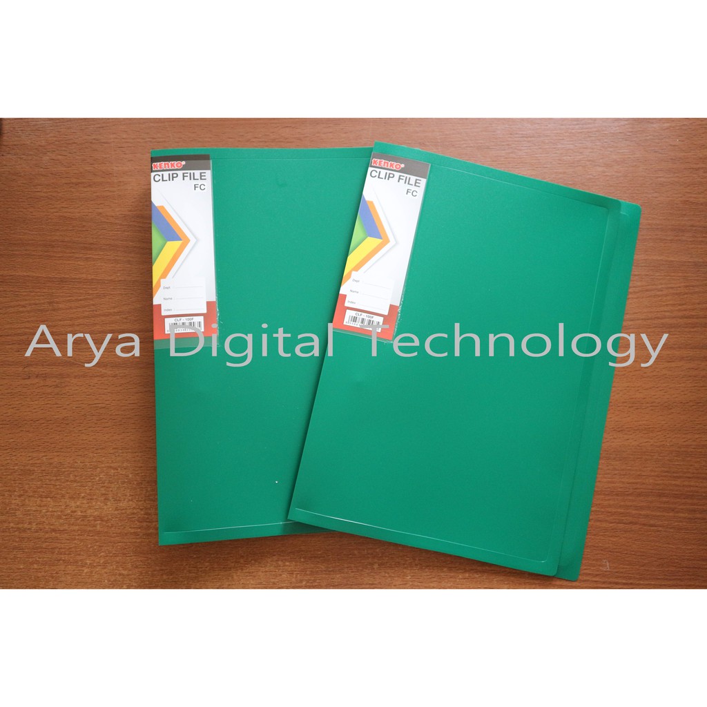 Jual Map Clip File CLF 100F Hijau Kenko Folio FC Bertulang Jepit Murah ...