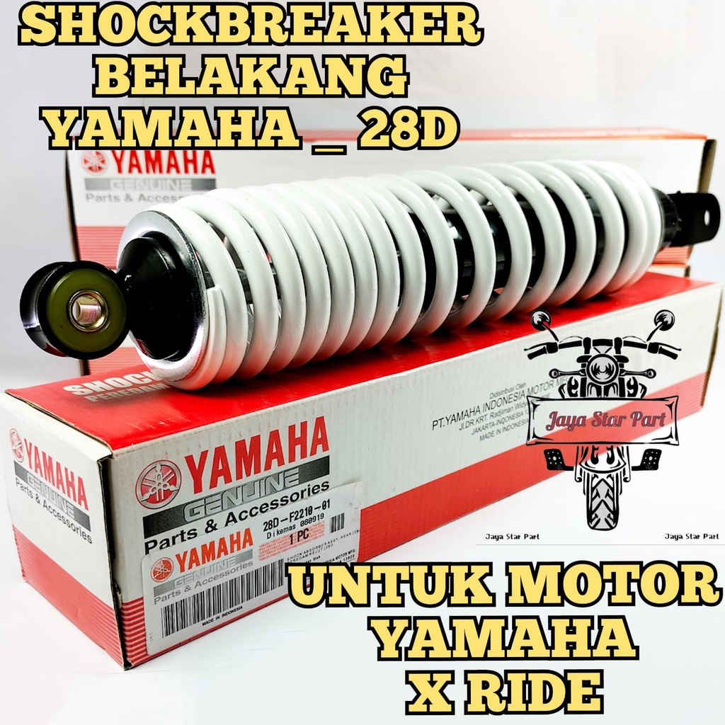 Jual ORI SHOCKBREAKER 2BU YAMAHA X RIDE XRIDE 115 PUTIH KUALITAS ASLI ...