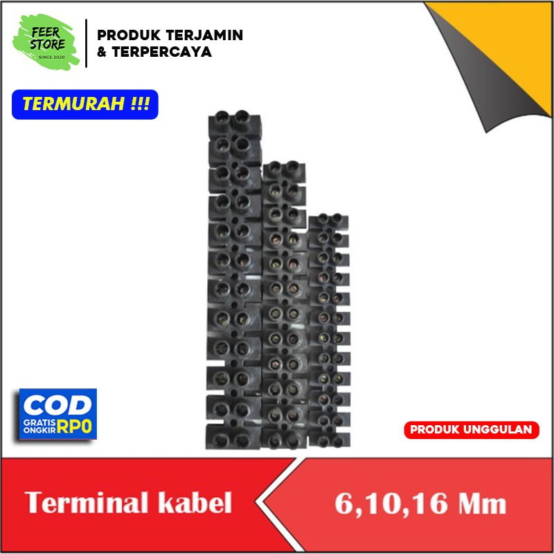 Jual Terminal kabel Klustin philmax krustin 6 , 10, 16 mm terminal li ...