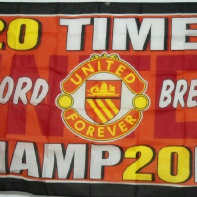 Jual Bendera club bola MANCHESTER UNITED | Shopee Indonesia
