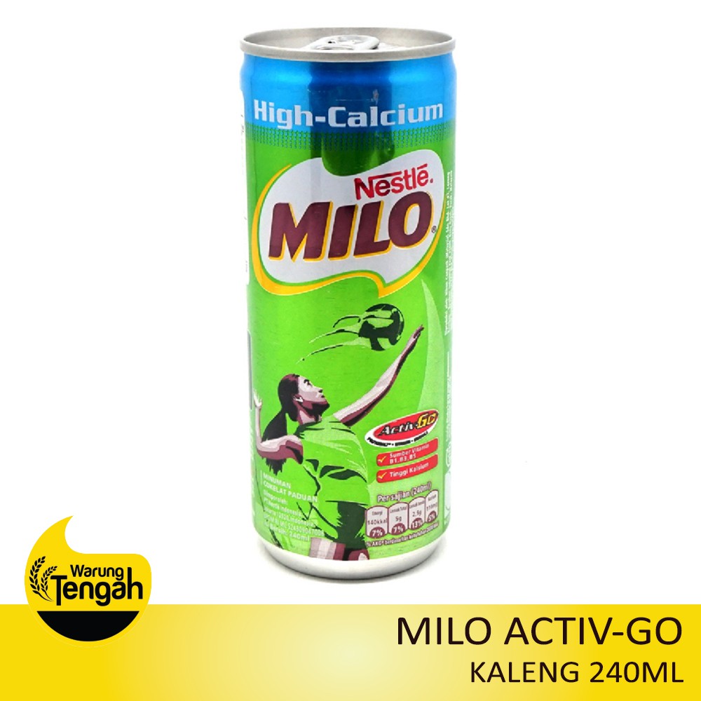 Jual [CAN] Nestle Milo ActivGo Minuman Cokelat 240ml | Shopee Indonesia