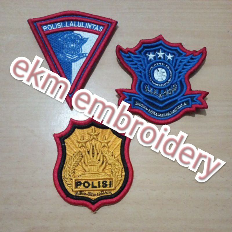 Jual LOGO LANTAS POLRI BORDIR TIMBUL 3D | Shopee Indonesia