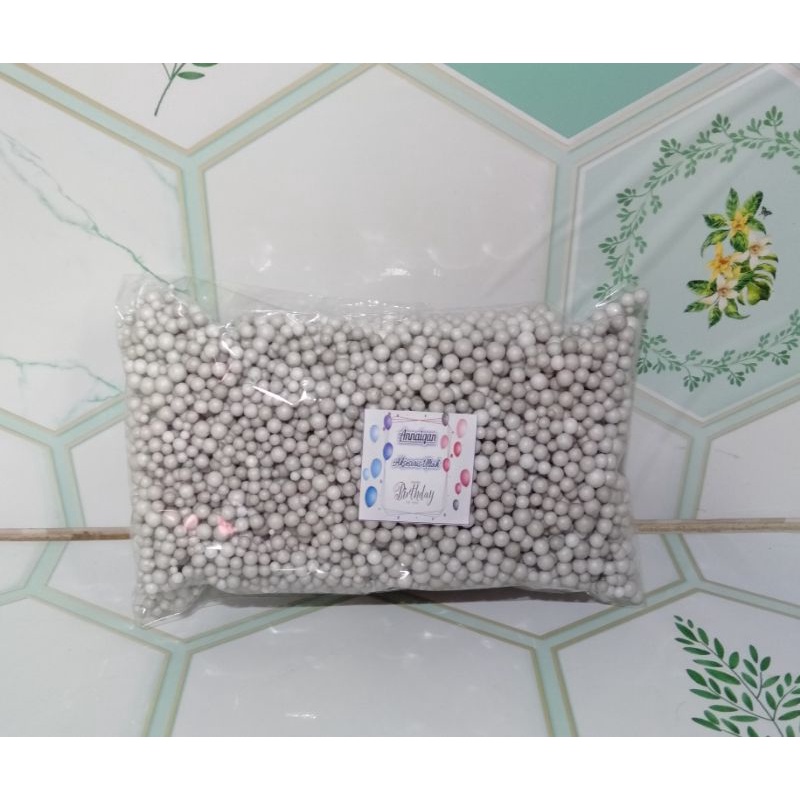 Jual styrofoam butir warna-warni, styrofoam bola- kecil, styrofoam ...