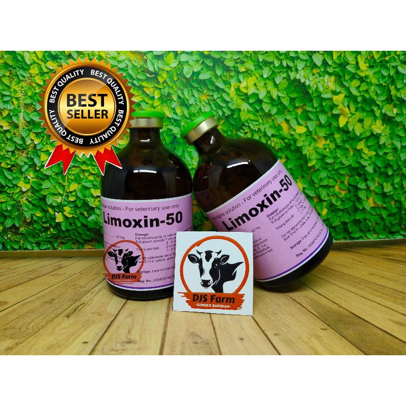 Jual Limoxin 50 Obat antibiotik hewan ternak sapi kambing babi kuda ...