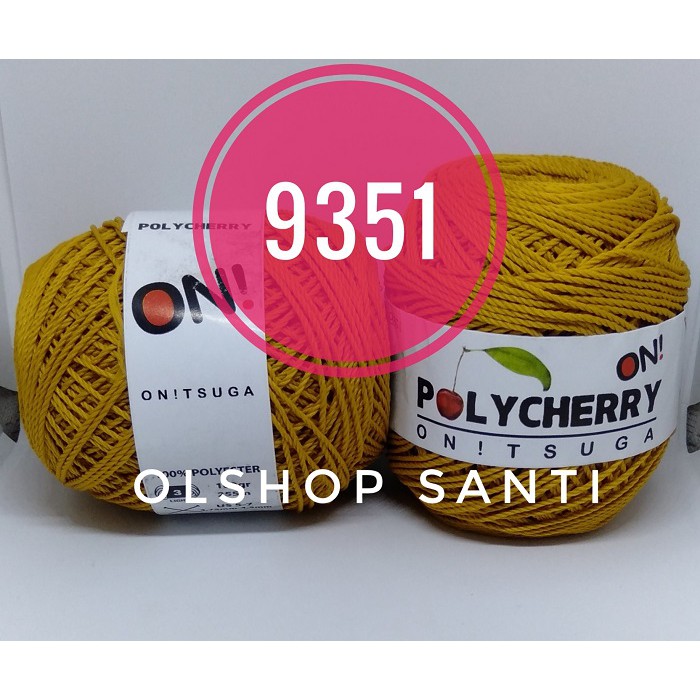 Jual Benang Rajut POLYCHERRY Onitsuga warna GOLD (9351) | Shopee Indonesia