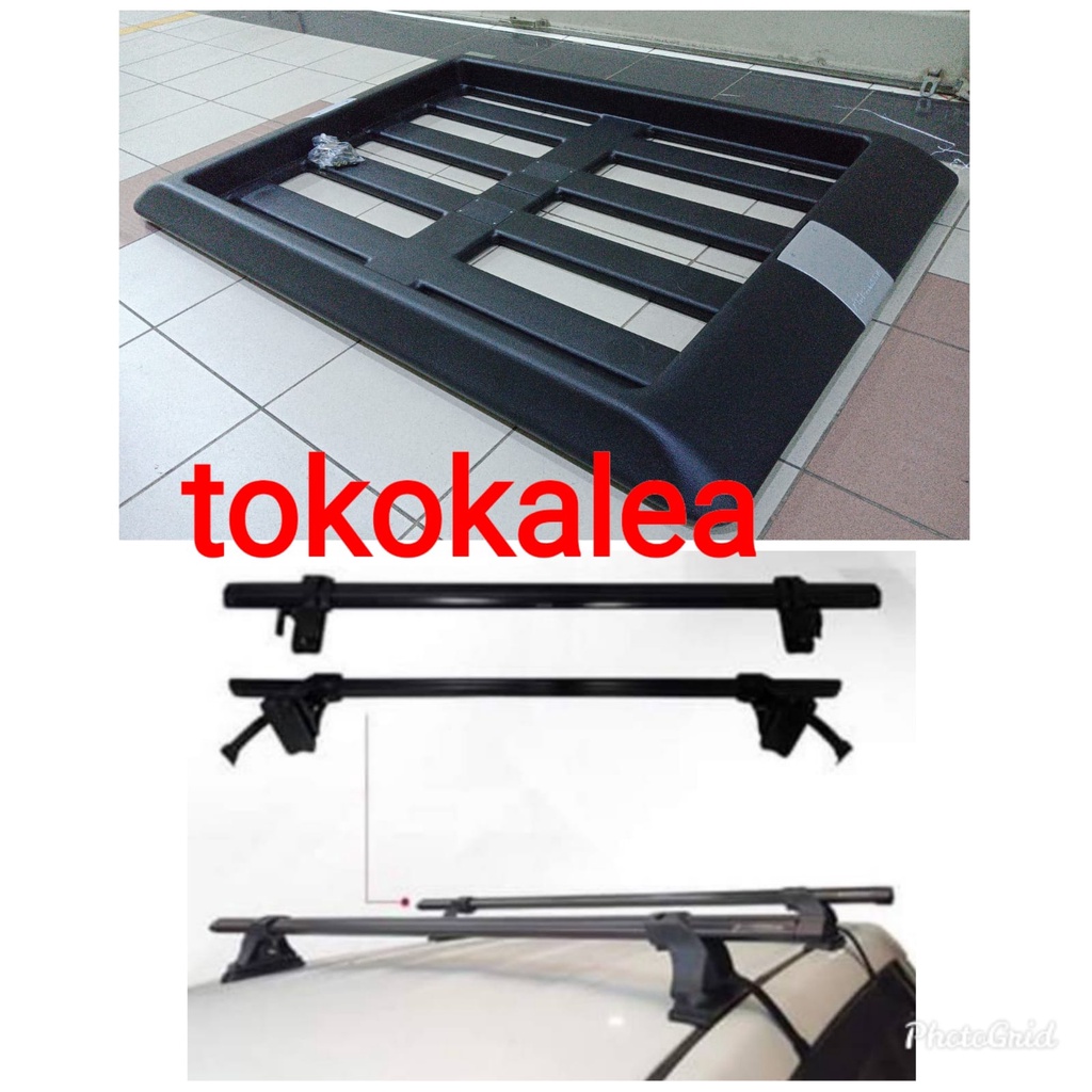 Jual PAKET RAK MONTANA+KAKI RAK JEPIT BODY MOBIL PLATINUM BESI HITAM ...