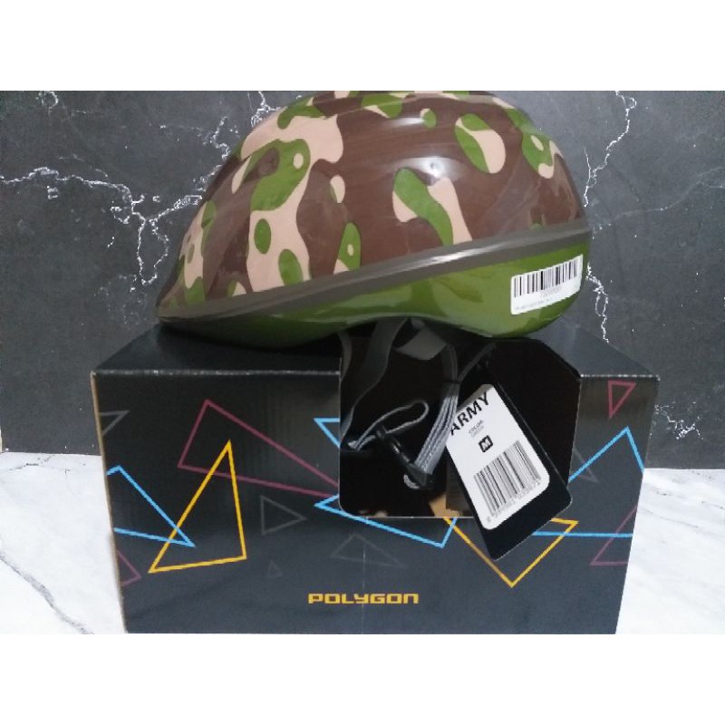 Jual Helm Polygon Kids Army helmet anak | Shopee Indonesia