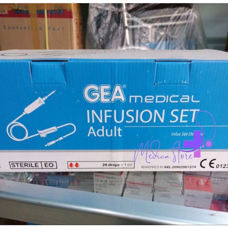 Jual infuset satuan / Selang Infus set / Infusion set GEA / health care ...