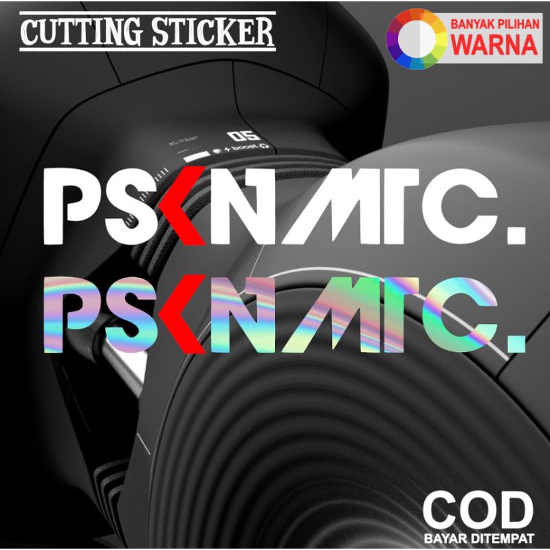 Jual Cutting Sticker PSKNMTC pasukan matic sticker/ STIKER PSKN MTC ...