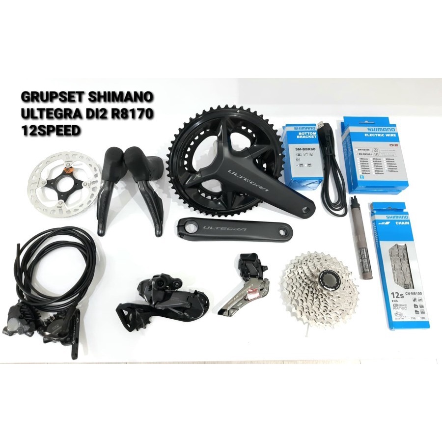 Jual GROUPSET SHIMANO R8170 ULTEGRA Di2 12 SPEED | Shopee Indonesia