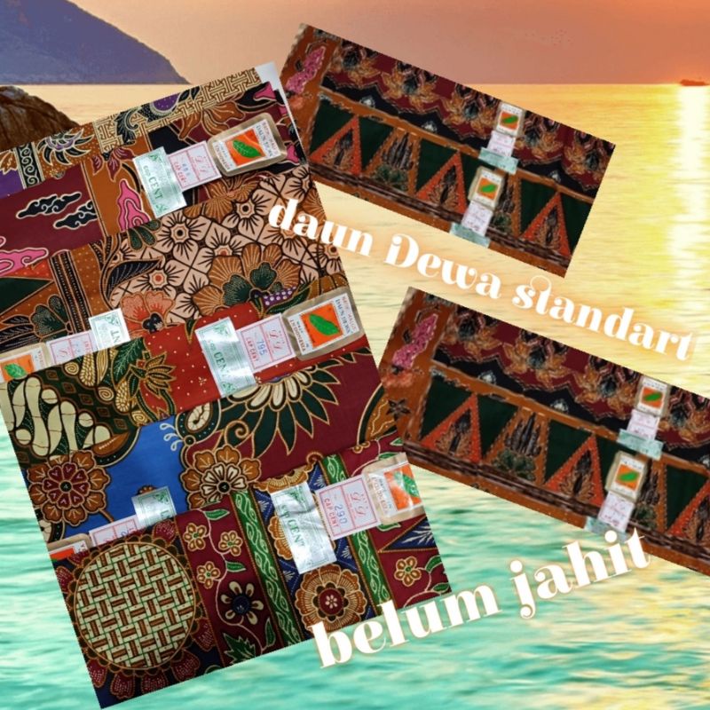 Jual 1# Sarung Daun Dewa Primisima CAP CENT Batik Halus Ukuran Standard ...