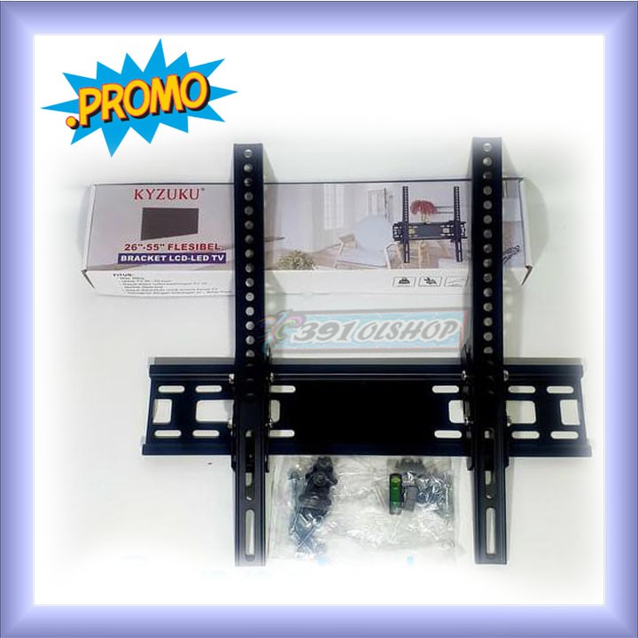Jual Dudukan Tv Besi ke Tembok Bracket TV LED/LCD 26 - 55 inch - Breket ...