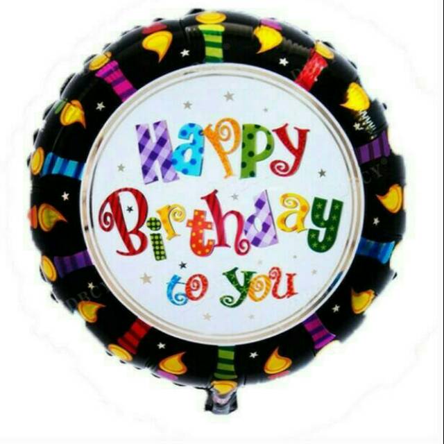 Jual Balon foil happy birthday | Shopee Indonesia