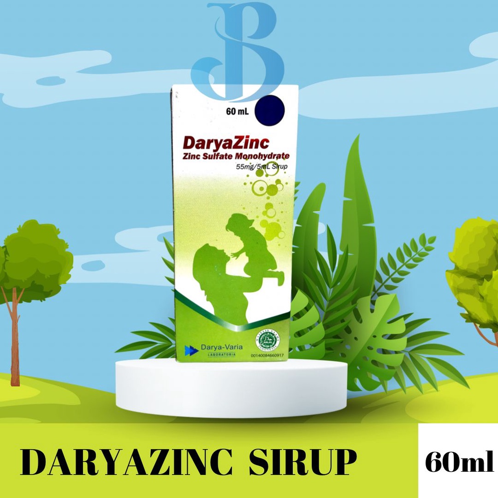 Jual Daryazinc Syrup 60 ml vitamin zinc anak sirup 60ml | Shopee Indonesia