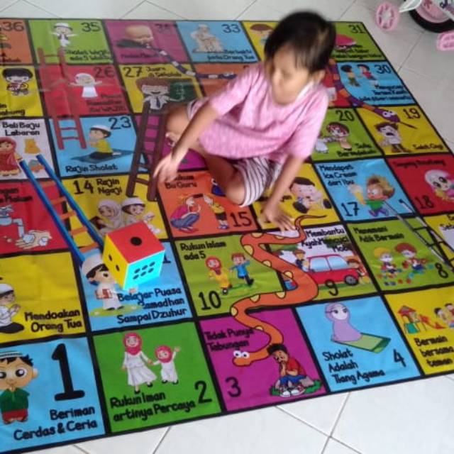 Jual Ular tangga jumbo raksasa murah sudah ada dadunya | Shopee Indonesia