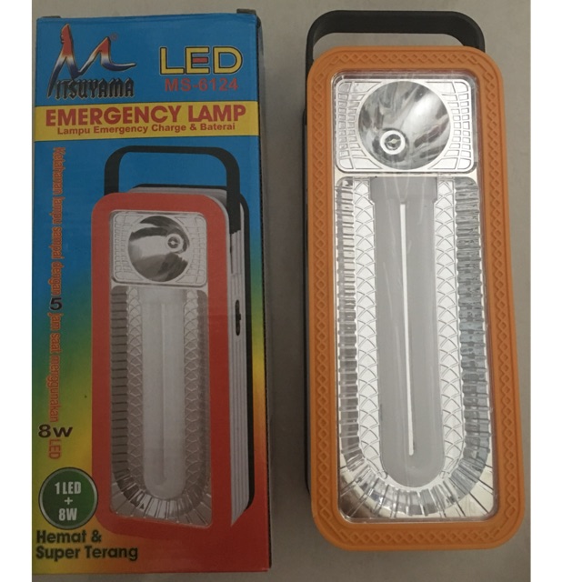Jual Lampu emergency pakai charge dan baterai | Shopee Indonesia