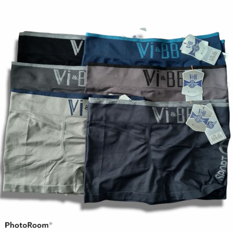 Jual Boxer cowok premium ViBb (1 lembar) | Shopee Indonesia