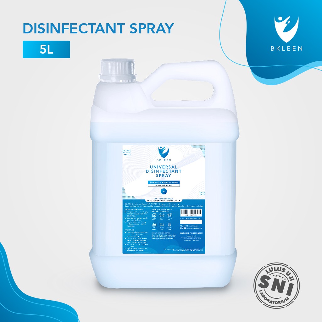Jual BKLEEN Spray Cairan Disinfectant Mobil Rumah, Desinfektan 5L ...