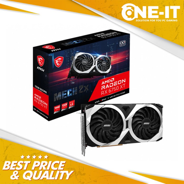 Jual VGA MSI Radeon RX 6750 XT MECH 2X 12G OC 12GB GDDR6 | Shopee Indonesia