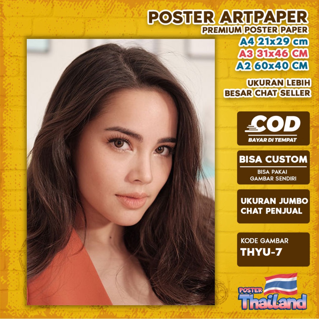 Jual Poster Yaya Urassaya Artis Thailand Pop Asia Thai Idol Aktor Film ...