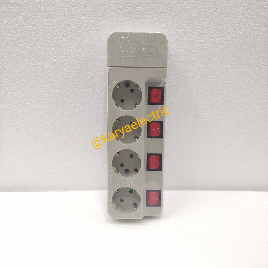 Jual STOP KONTAK UTICON 4LB + SAKLAR MASING2 ST-1485SN TANPA KABEL ...