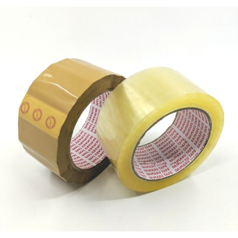 Jual tape besar daimaru / isolasi lakban besar coklat bening | Shopee ...