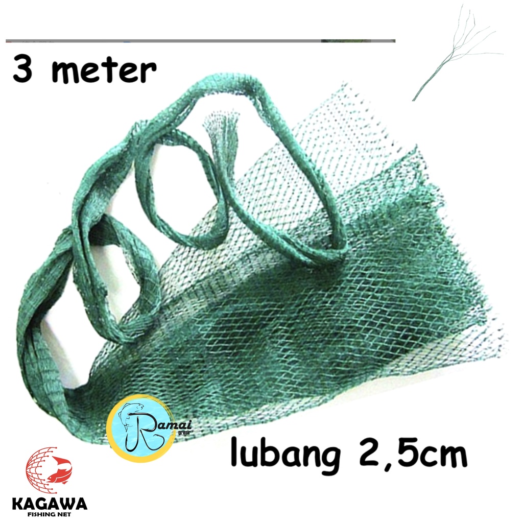 Jual PUKAT TARIK JALA HIJAU /PUKAT HIJAU JALA TALI PE 6 PANJANG 3m ...