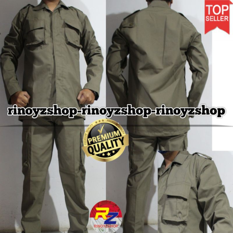 Jual Setelan Seragam Pol pp Ripstok / Seragam PDL SATPOL PP | Shopee ...