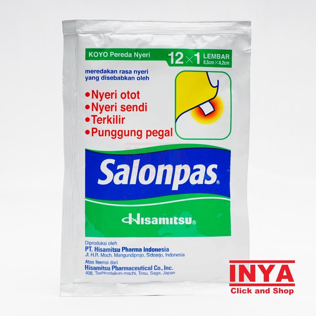Jual SALONPAS HISAMITSU Pack isi 12x1 Lembar - Muscle Medicated Patch ...