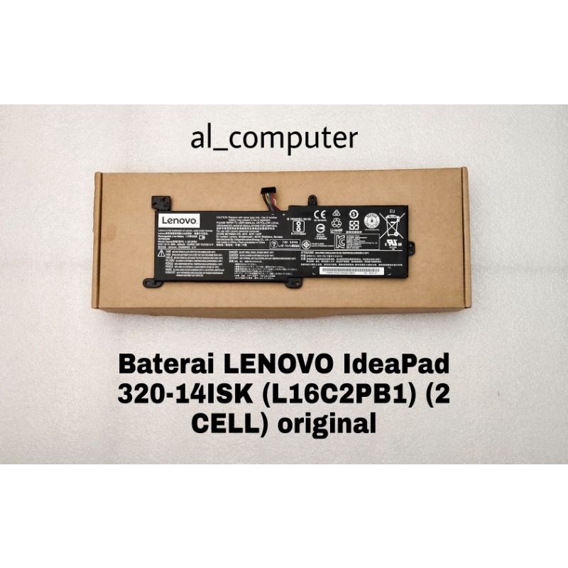 Jual Baterai LENOVO IdeaPad 320-14ISK (L16C2PB1) (2 CELL) original ...