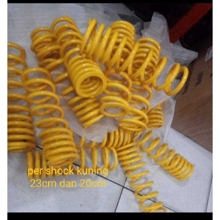 Jual Spring per shock beker 20cm dan 23cm,kuning aja 1pc y | Shopee ...