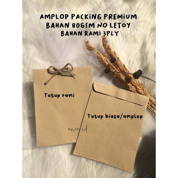Jual AMPLOP RUSTIC/ AMPLOP POLOS/ AMPLOP PACKING/ AMPLOP by awrn.id ...